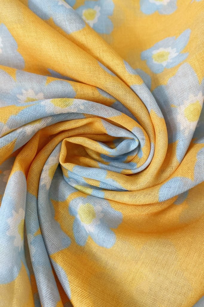 Forget Me Not Print - Orange : Scarves Direct: Scarf | Pashmina | Snood ...